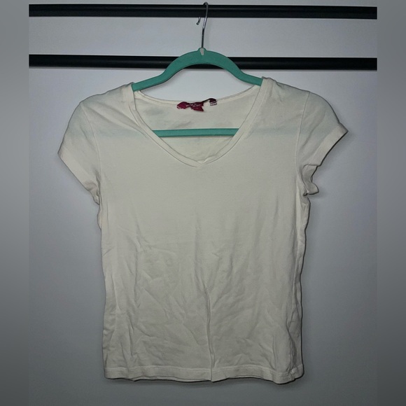 SO | Tops | So Brand White Vneck T Shirt | Poshmark